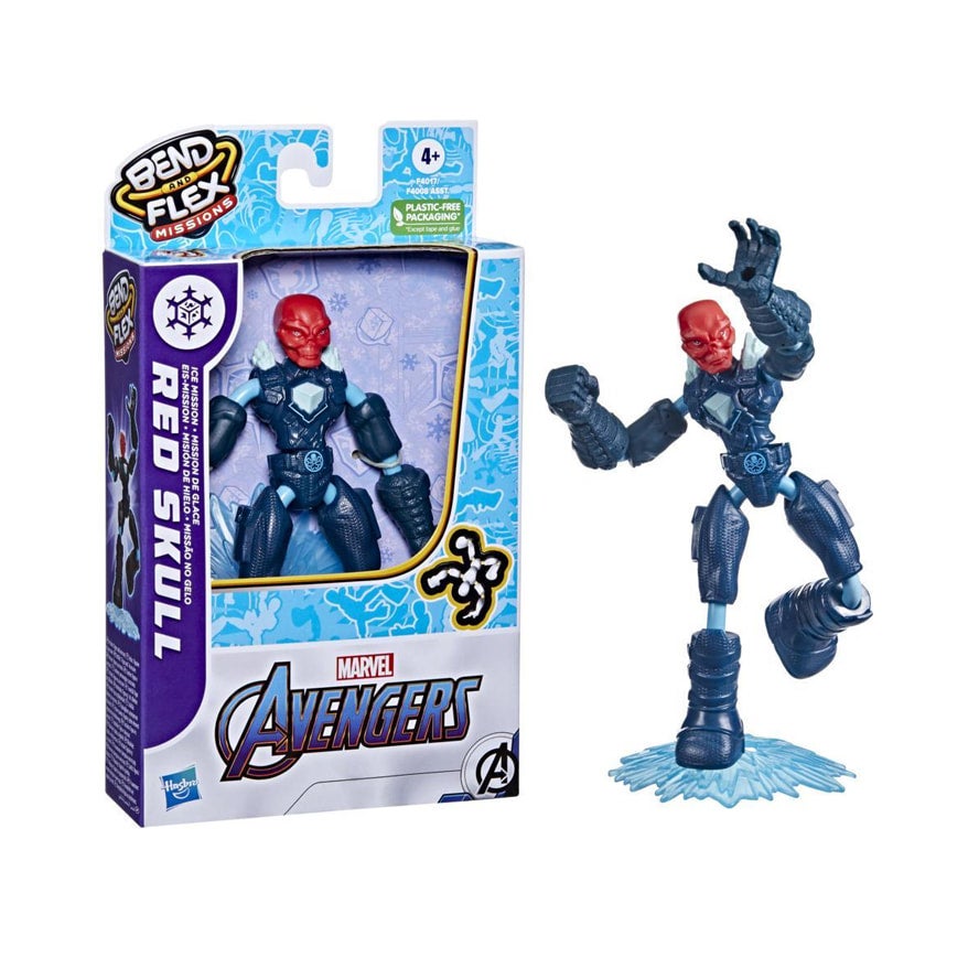 Marvel Avengers Bend and Flex Missions Red Skull Ice Mission Action ...